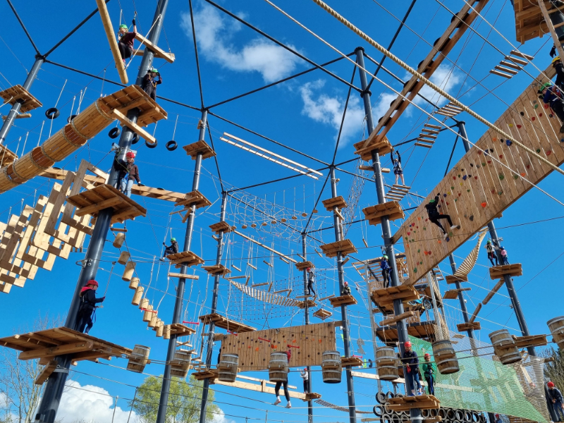 Visitor Try one of the Tallest High Ropes Courses in Europe